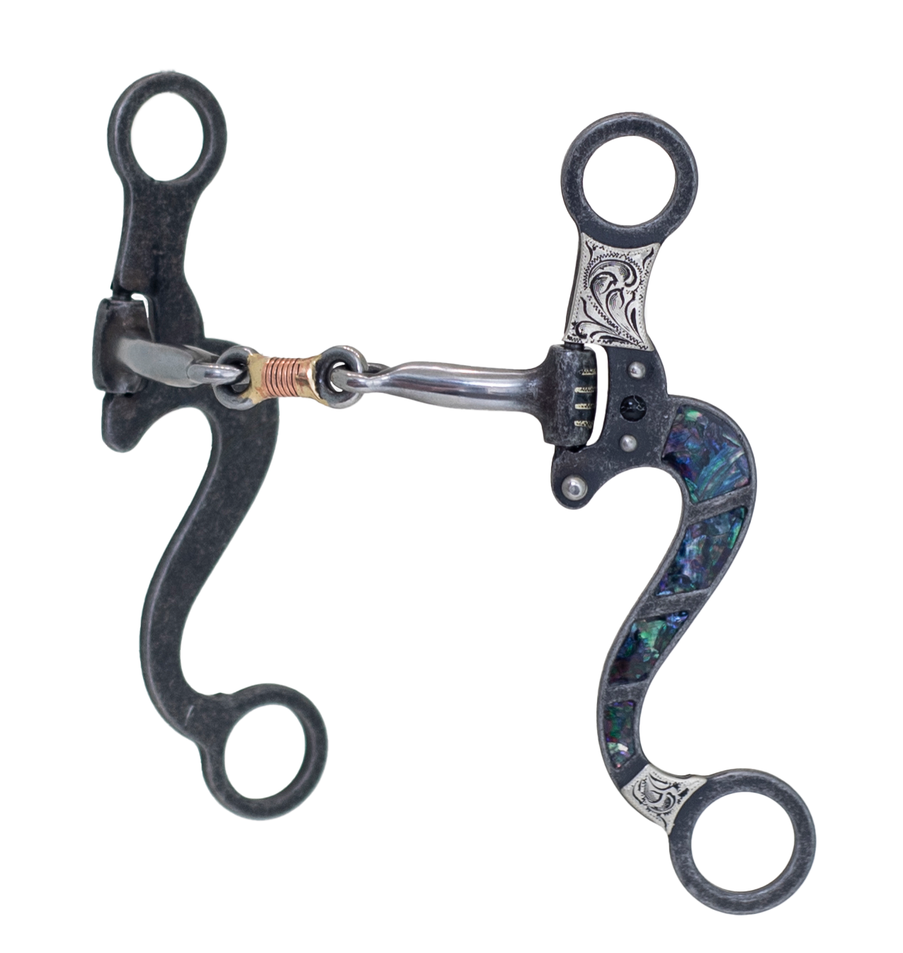 Black Peral Dog Bone Bit | Double R Tack LLC