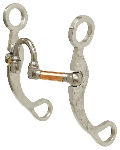 Engraved Medium Port Bit | Double R Tack LLC